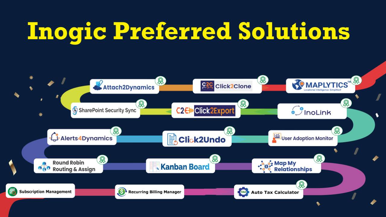 Inogic Dynamics 365/PowerApps Solutions Overview - Dynamics Communities