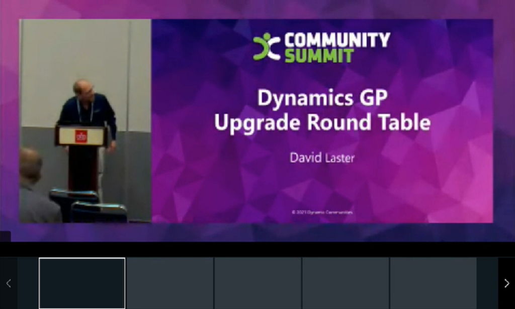 The GP Upgrade Roundtable - Dynamics Communities