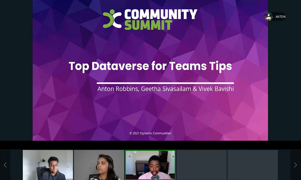 Top Dataverse for Teams Tips - Dynamics Communities